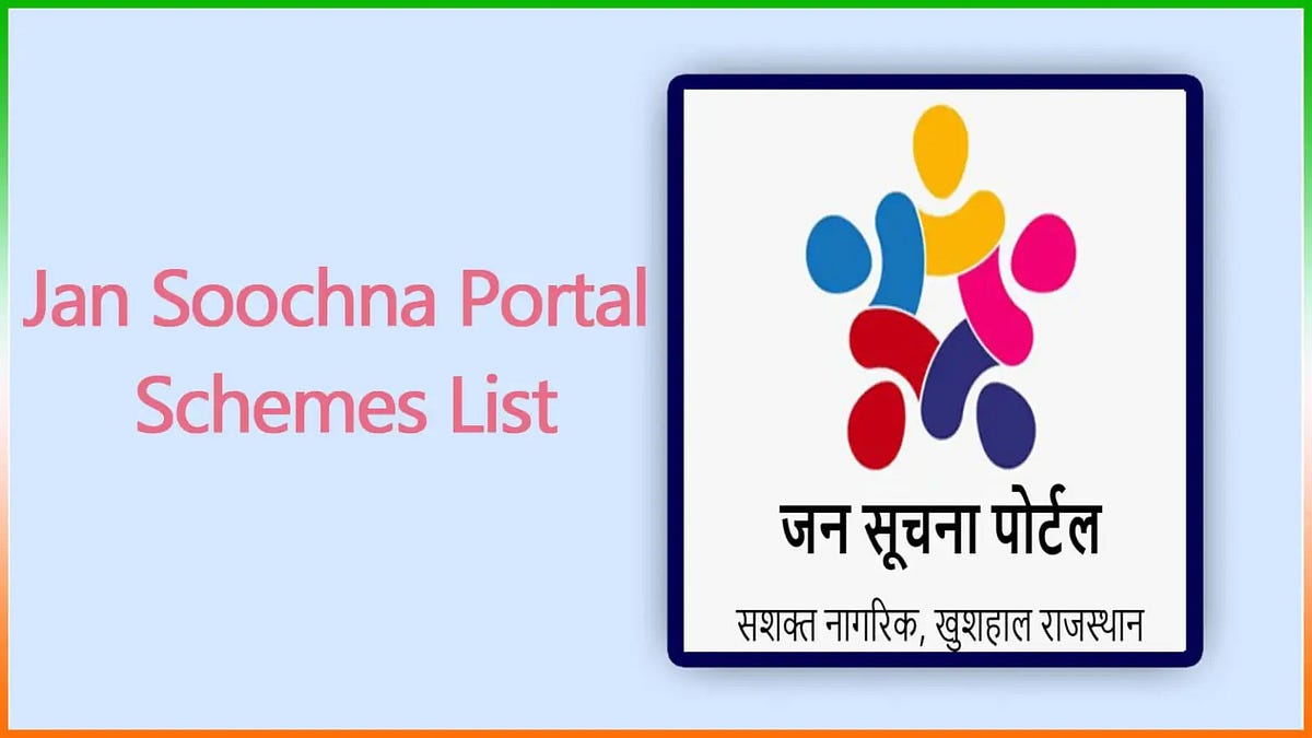 Rajasthan Jan Soochna Portal Schemes List 2022 - Listli - Medium