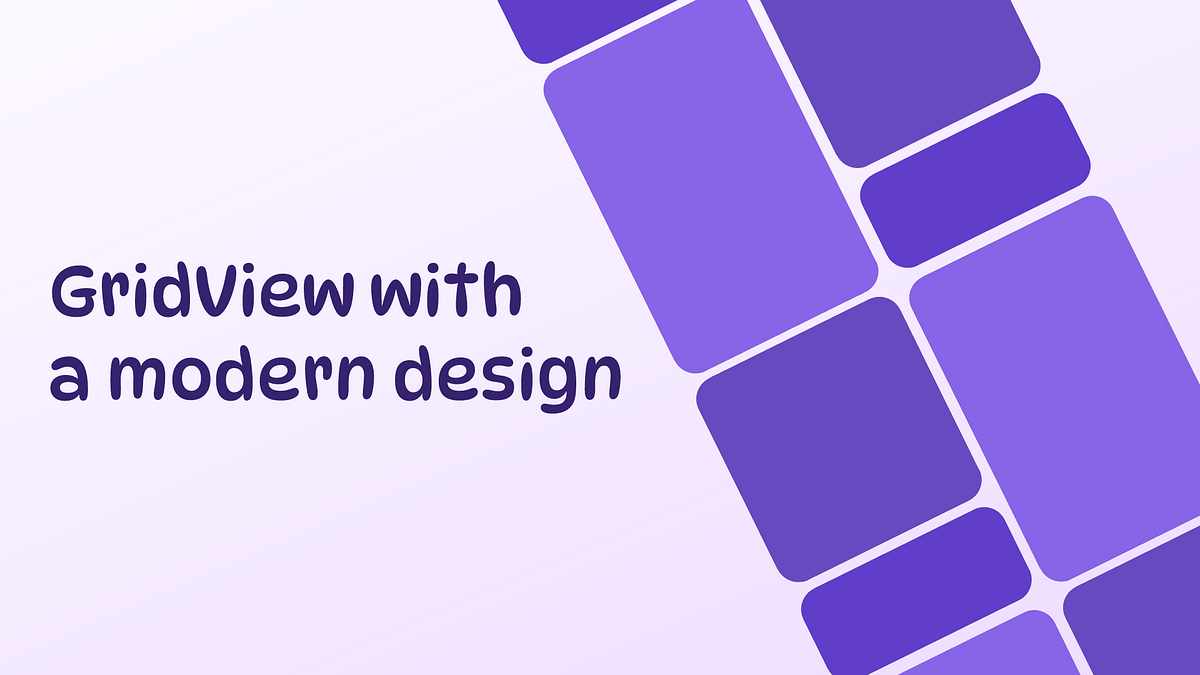 GridView list with a modern design | by Mohammed Alheraki | Medium