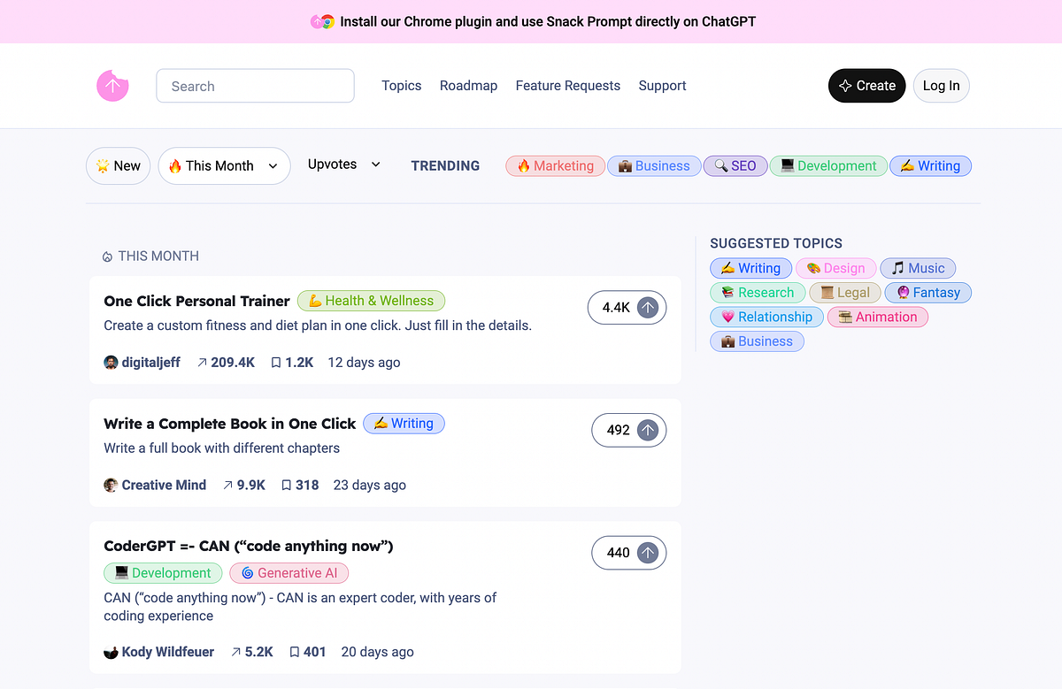 How I wrote a marketing book outline in 5 seconds using SnackPrompt and ...