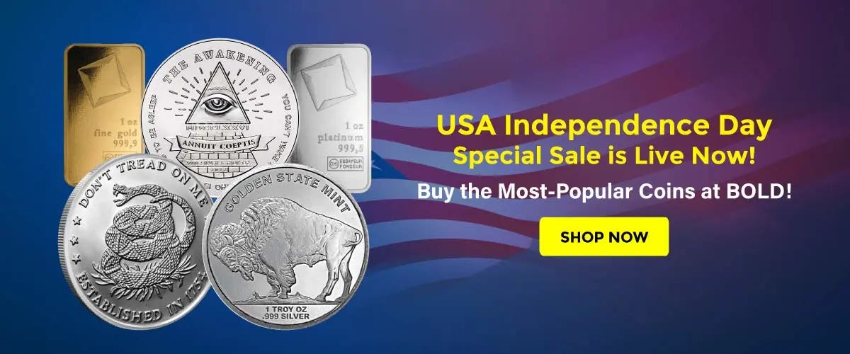 USA Independence Day | Buy The Most Popular Coins At BOLD | by BOLD ...