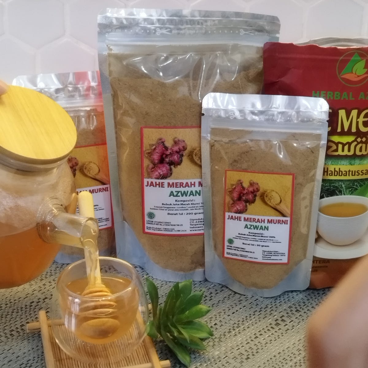 Jahe merah mantab Produk Minuman Kesehatan Jahe Merah Herbal Azwa ...