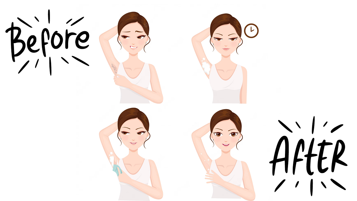 4 easy step underarms removal procedure | by Sophie | Medium