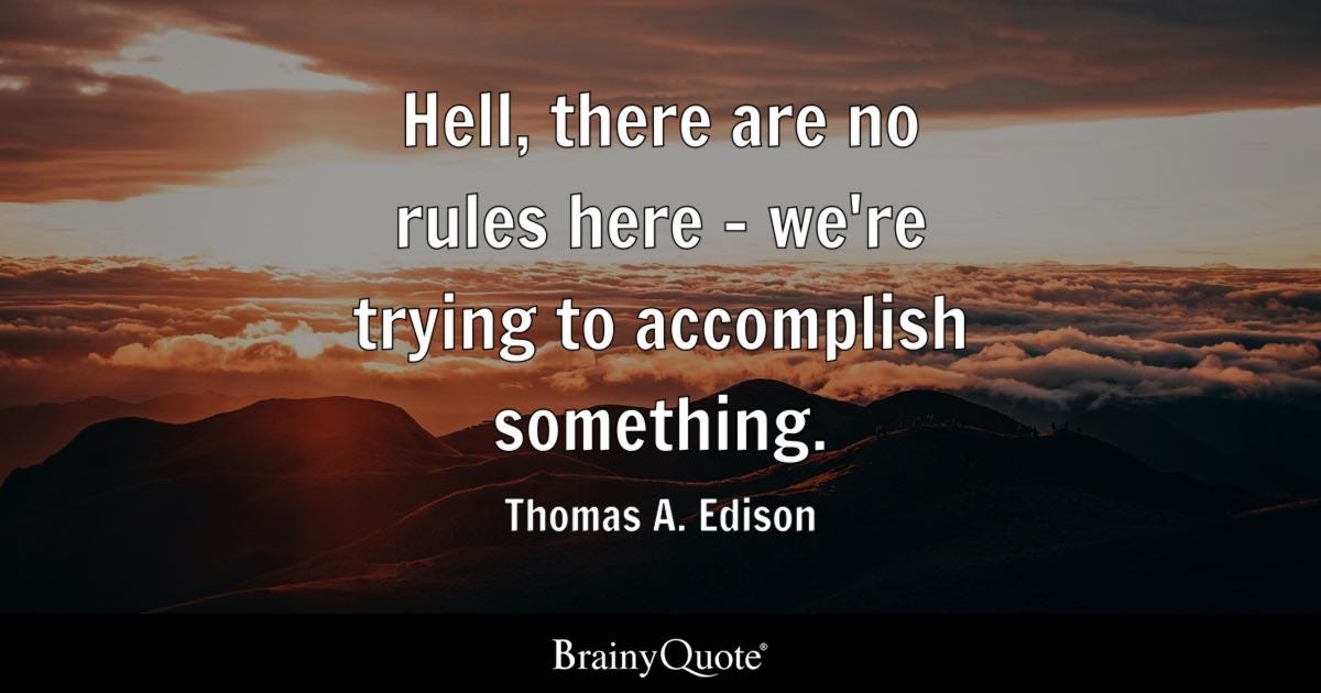 There are no Rules. If it’s Good, It’s Good. | by Rory Wingett | Medium