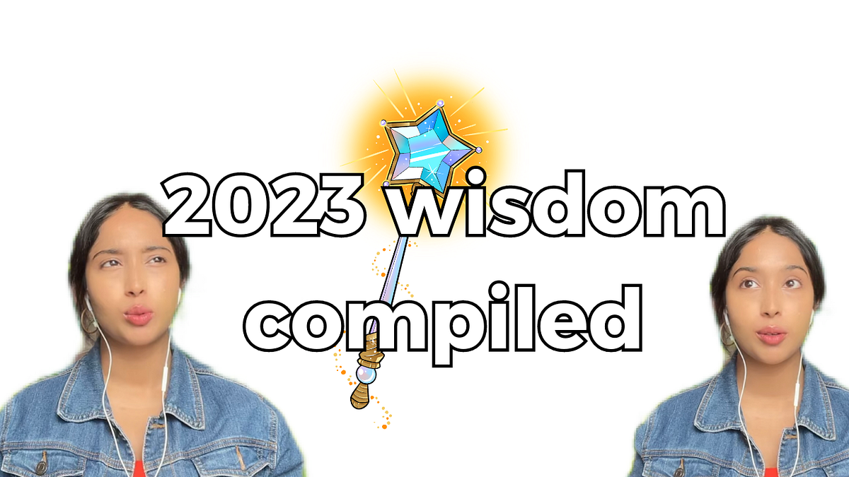 2023 Wisdom Compiled Just For You | by the tortured poets department ...