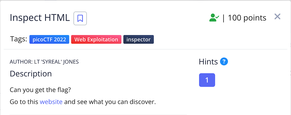 CTF Inspect HTML - kikiyang - Medium