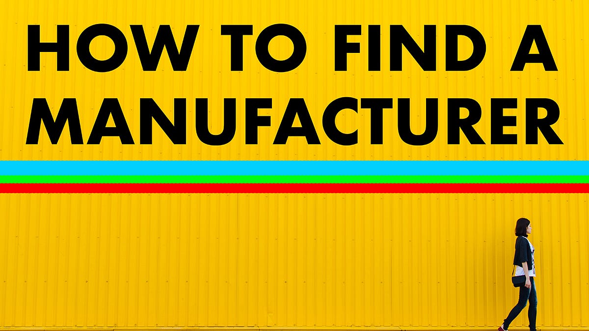 How to find a manufacturer. Video Lesson | by Ben | Streetwear Basics ...