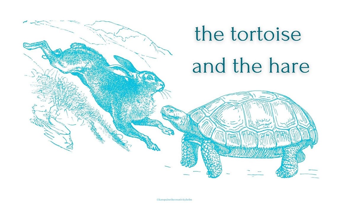 The tortoise and the hare. and what slowing down can do for music… | by ...