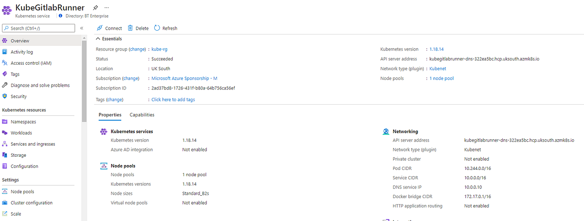 GitLab runner setup — CI/CD on AKS (Azure Kubernetes Service) | by Jack ...