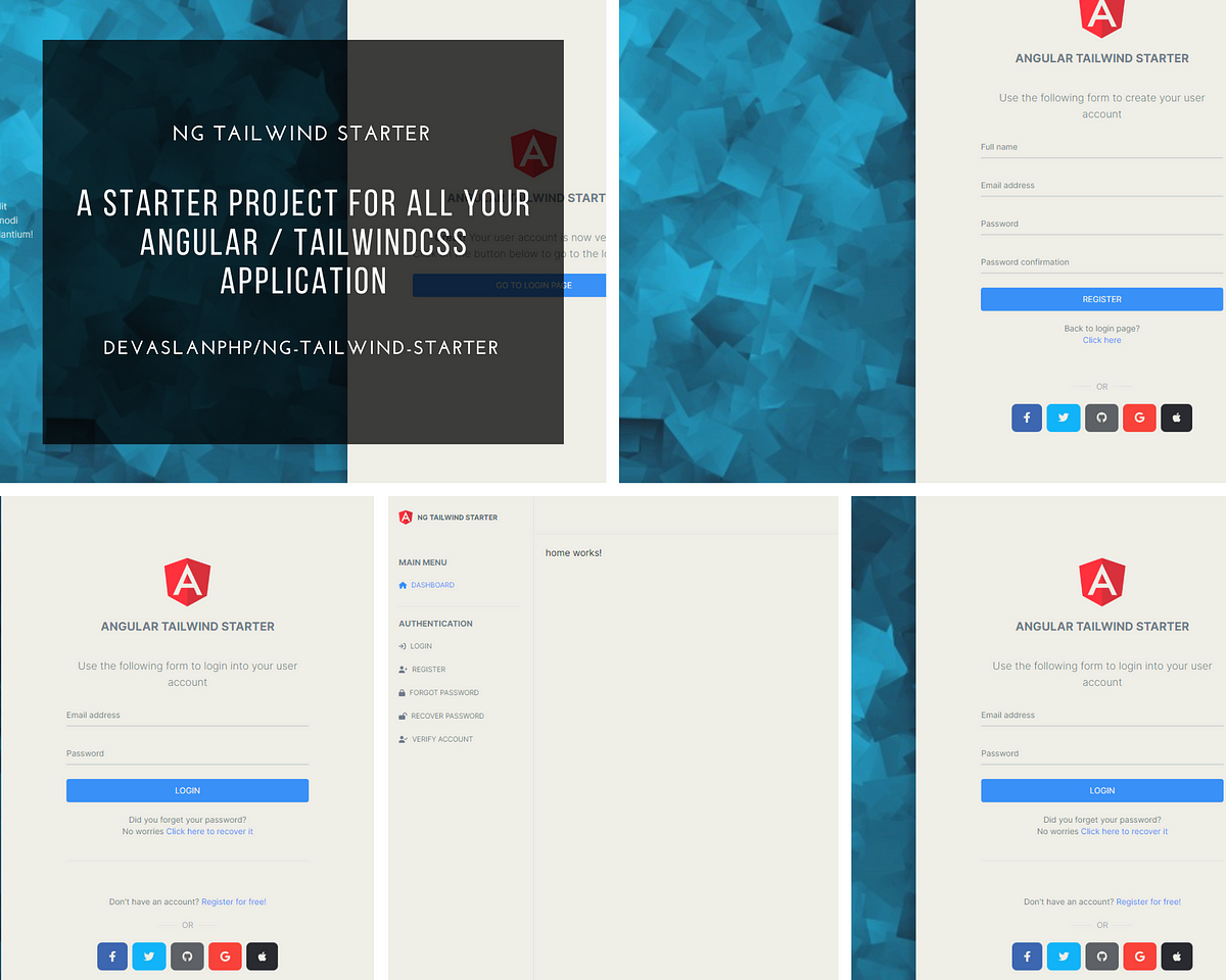 Angular Tailwindcss Starter El Oufir Hatim Medium