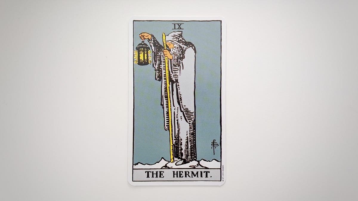The Hermit: Clarity in Solitude. Another card that feels particularly ...