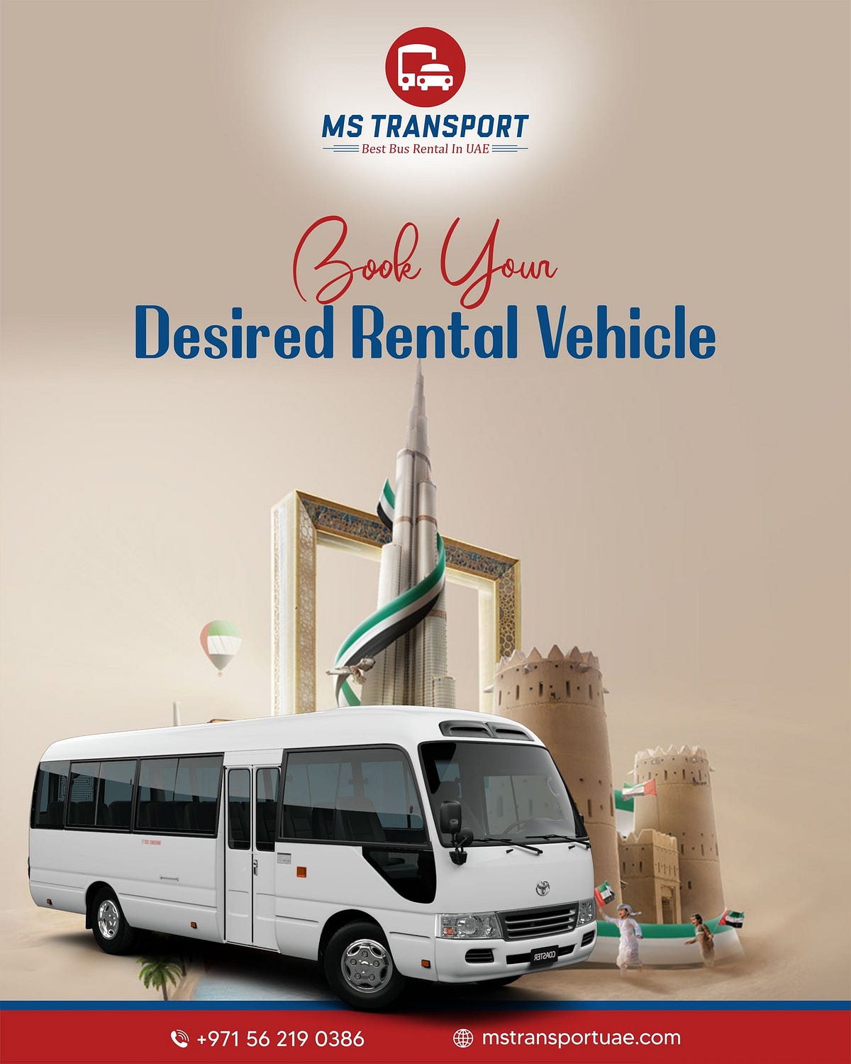 Mini Bus Rental Service Dubai | Transport and Tours | MS Transports ...