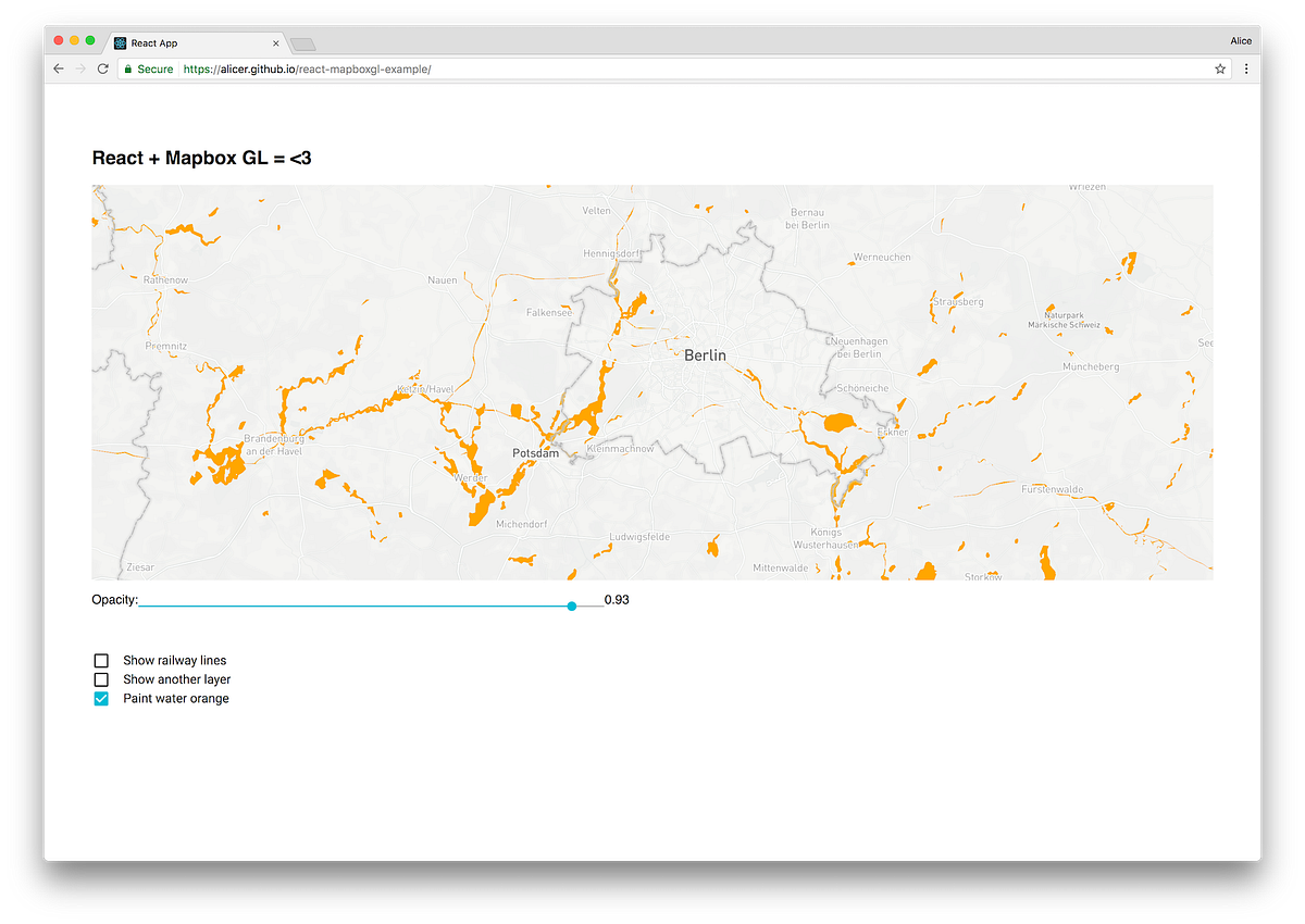 A single page application with React and Mapbox GL | by Alice Rühl | door2door Engineering | Medium