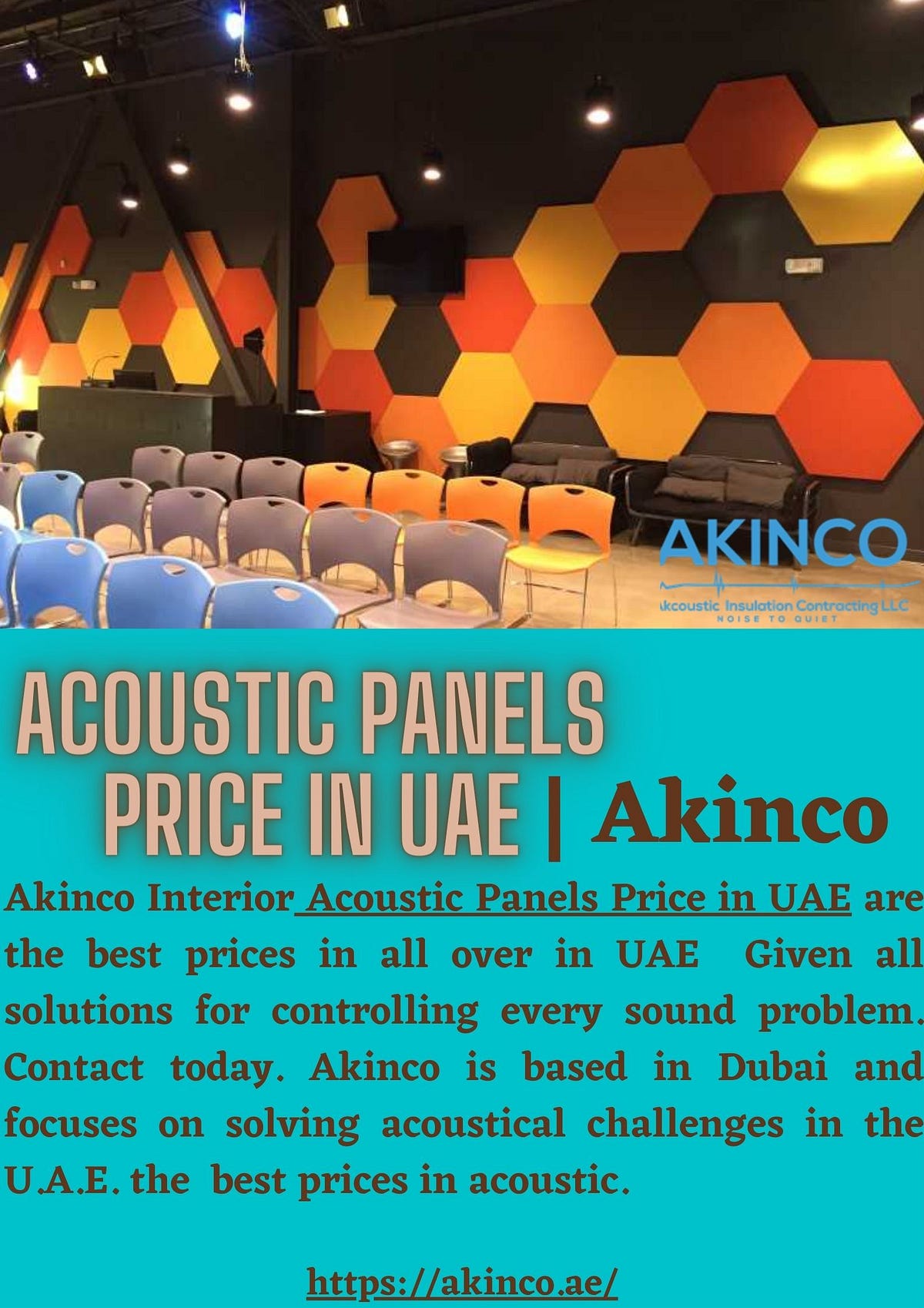 Acoustic Panels Price in UAE | Akinco - akinco services - Medium