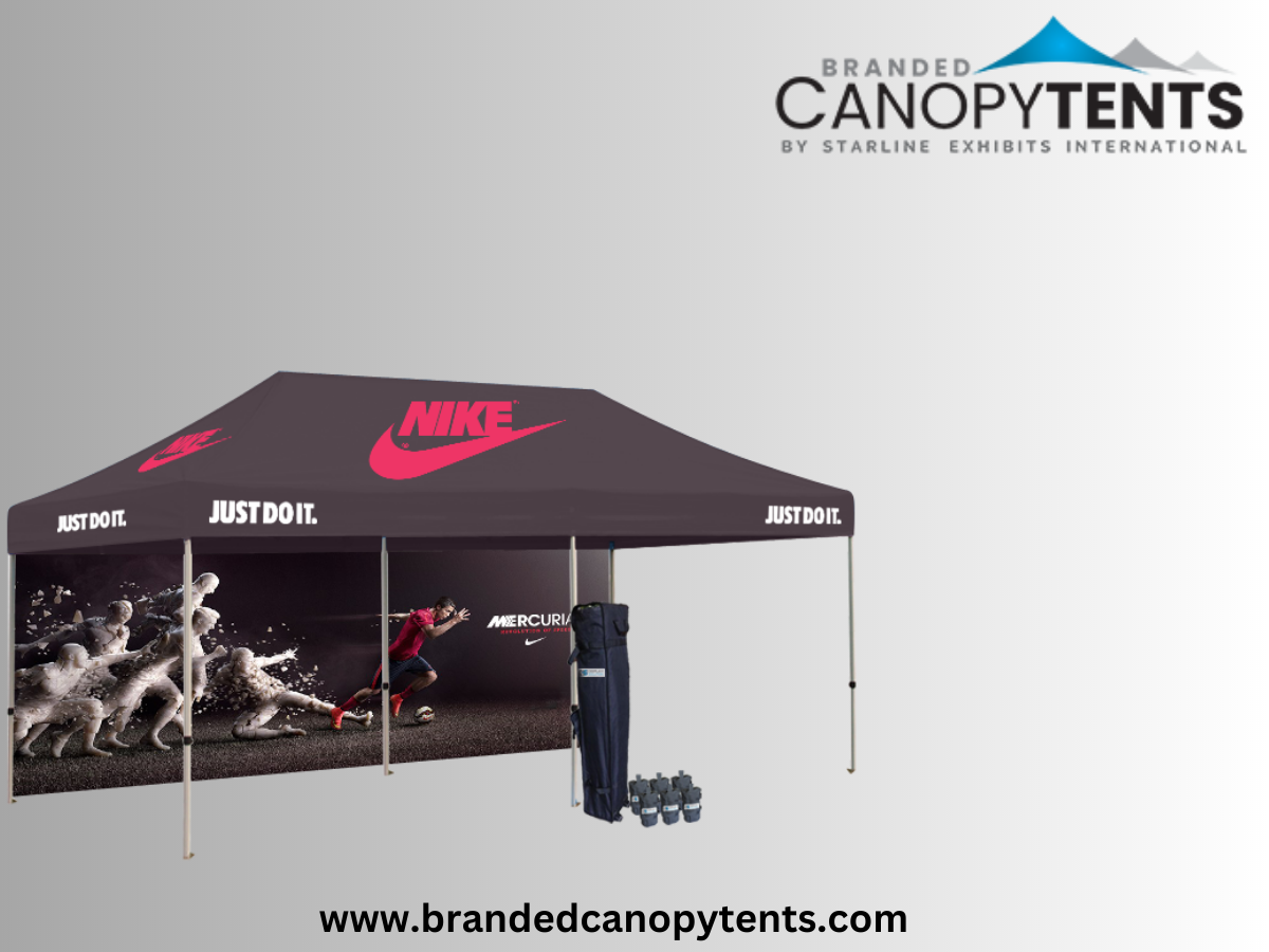 Step into the Shade with a Stunning custom tent | by Brandedcanopytents ...