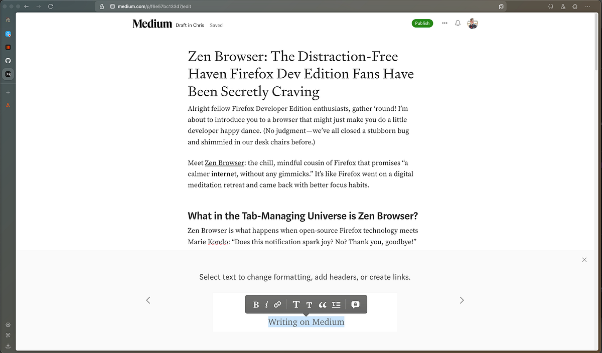 Zen Browser: The Distraction-Free Haven Firefox Dev Edition Fans Have Been Secretly Craving | by ...