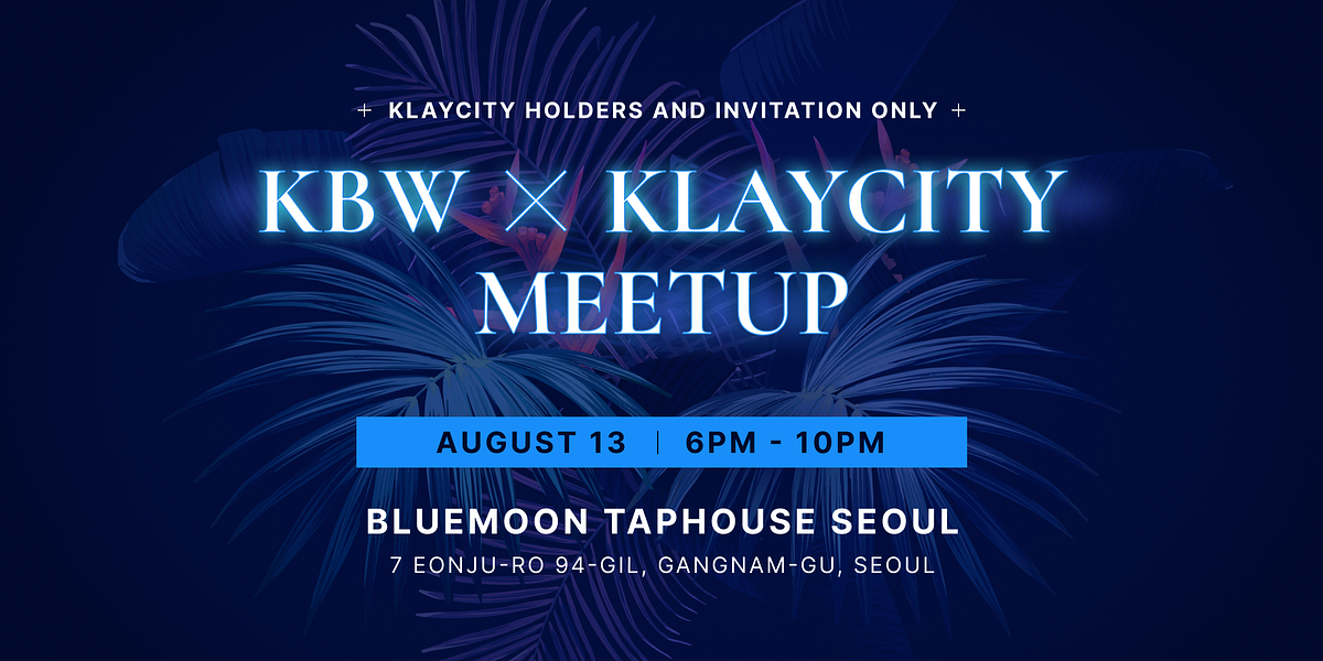 KBW x KLAYCITY MEETUP - Deroute AI - Medium
