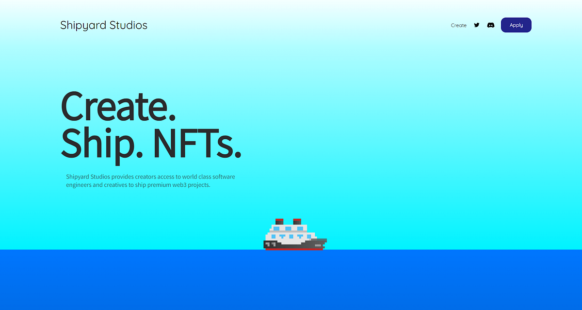 Shipyard Studio — Introduction 🚢 | by @logan_larkin | Medium