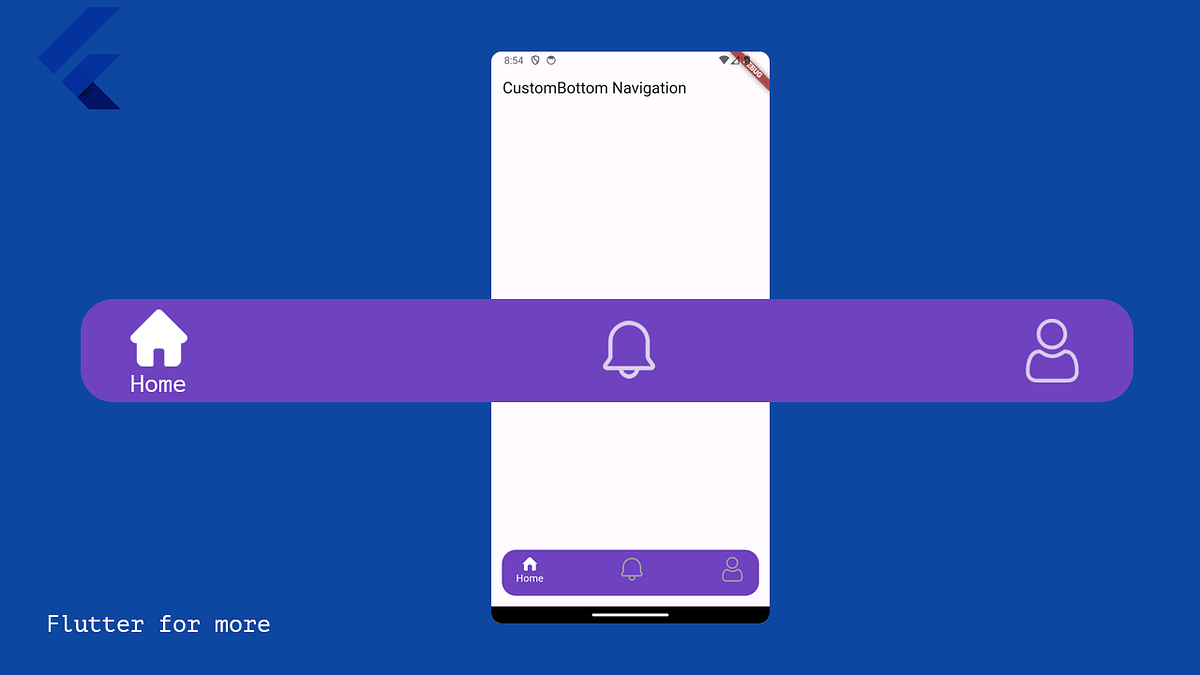Flutter Custom Bottom Navigation Without Any Plugin By Learn With Fun 5459