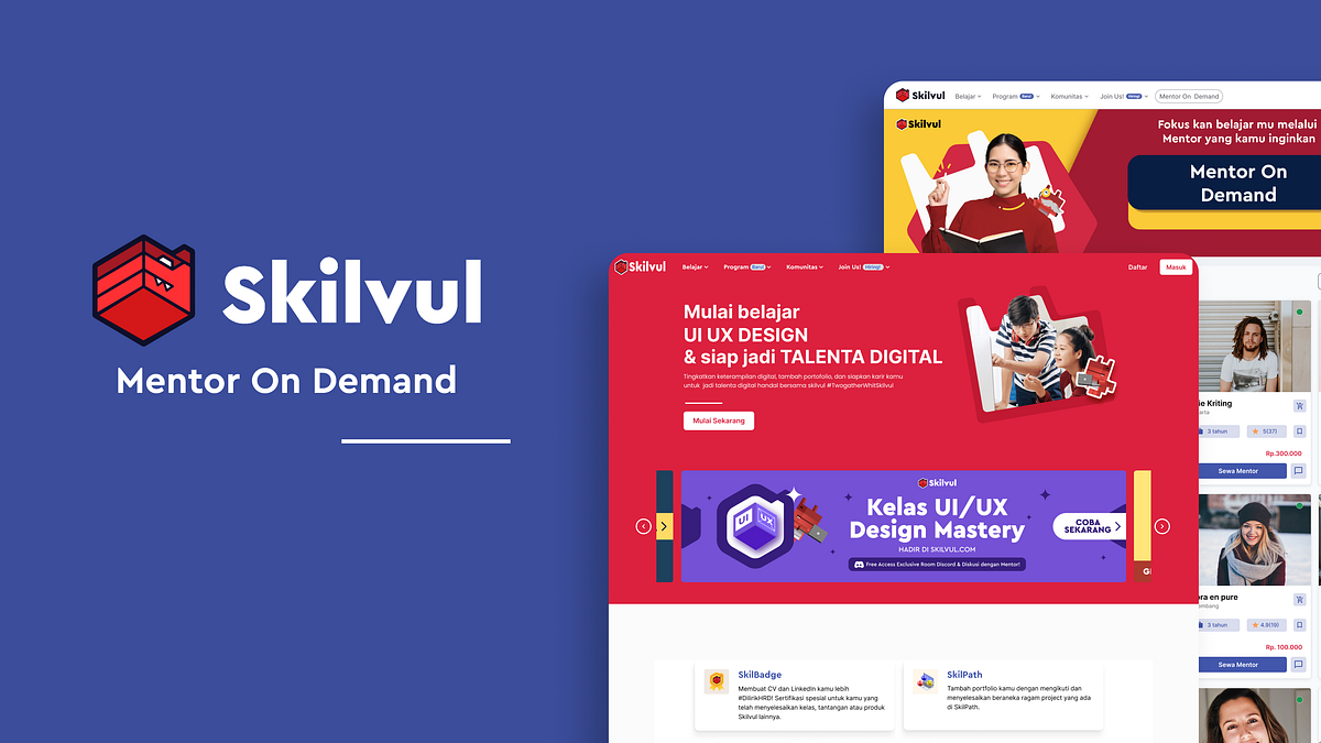 UX Case Study — Skilvul: Mentor on demand | by Oka | Medium