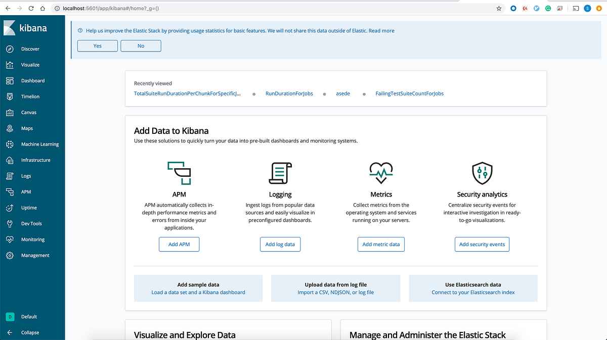 Using Elasticsearch and Kibana containers while learning Elasticsearch | by Selin Unal | Medium