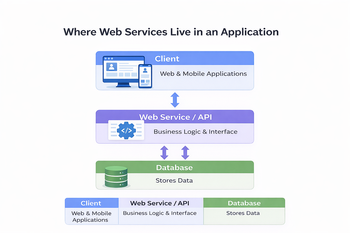What Is a Web Service? REST & SOAP Explained Simply | Stackademic