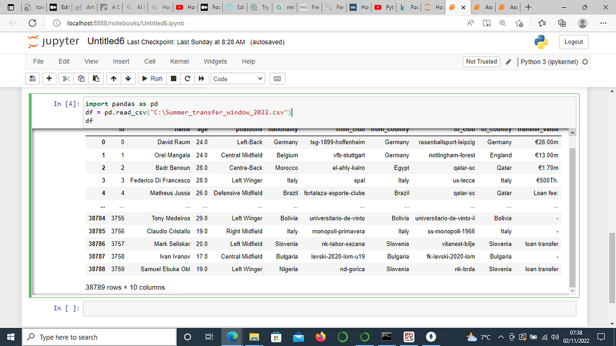 Predicting Football Transfers Using AI Model | by Josephineoludipe | Medium