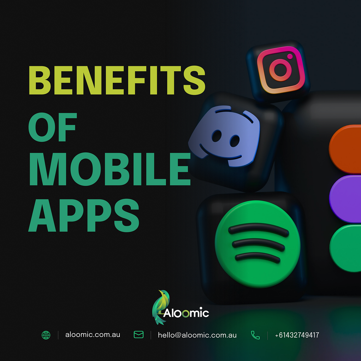 Benefits of Mobile apps - Aloomic - Medium