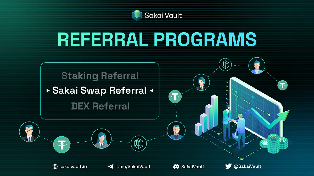 SAKAI SWAP REFERRAL PROGRAM. The referrals program feature on Sakai… | by Sakai Vault | Medium