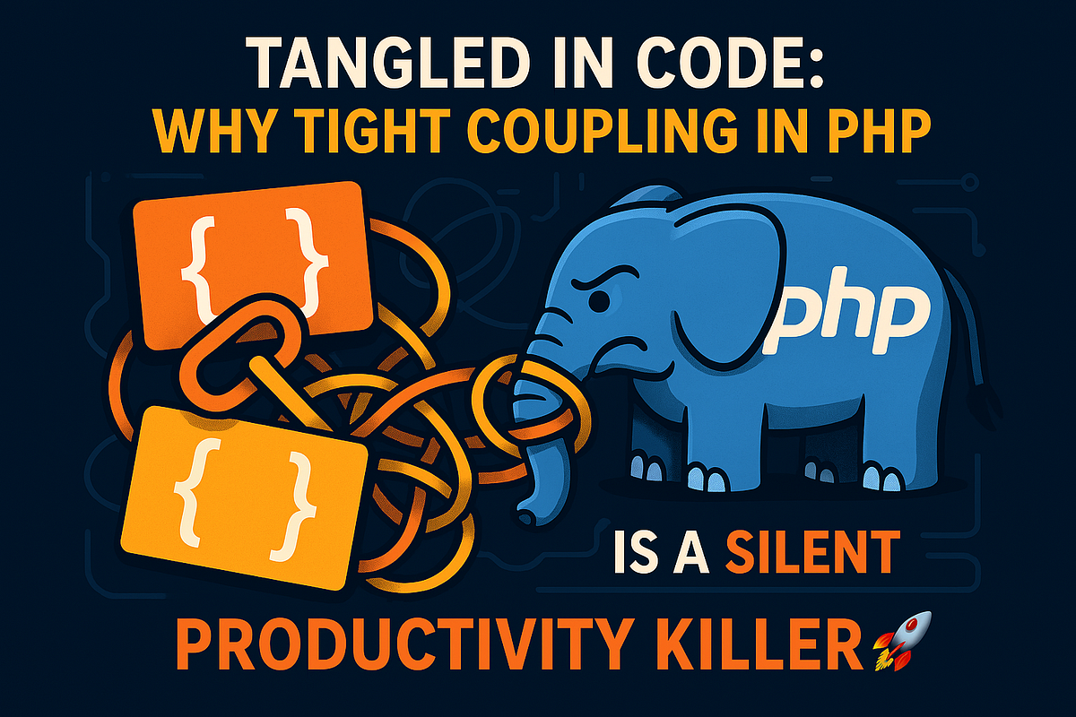🔗 Tangled in Code: Why Tight Coupling in PHP is a Silent Productivity Killer 🐘 | by mohamad ...