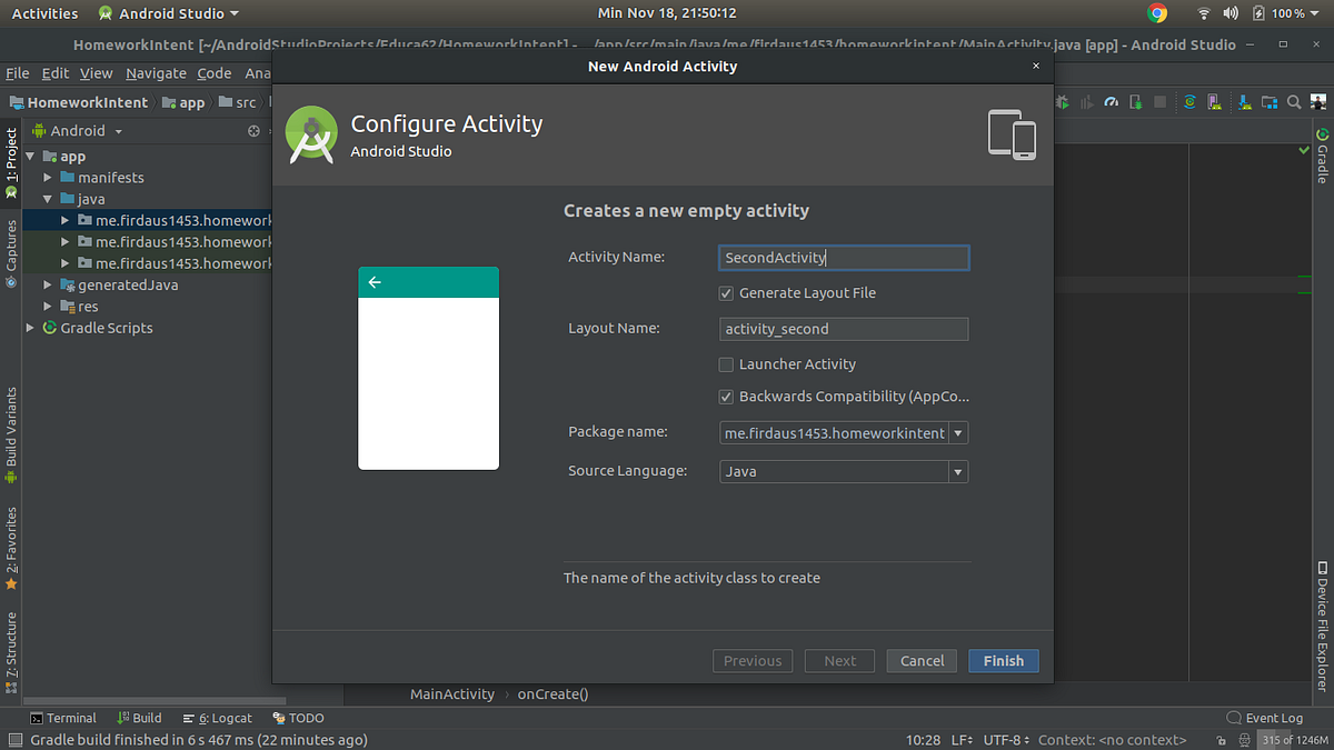 Tutorial Berpindah Halaman Atau Activity Menggunakan Intent Implicit ...