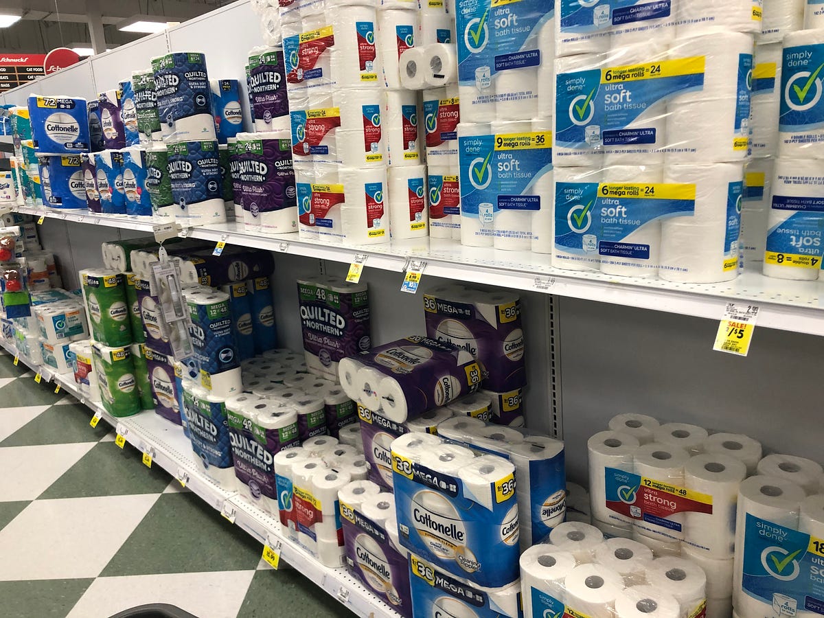 Stop Hoarding Toilet Paper!. Random shortages as people prepare for ...
