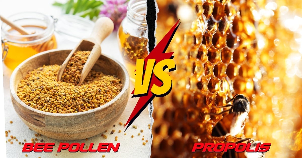 Bee Pollen vs Propolis: Understanding the Differences and Benefits | by ...
