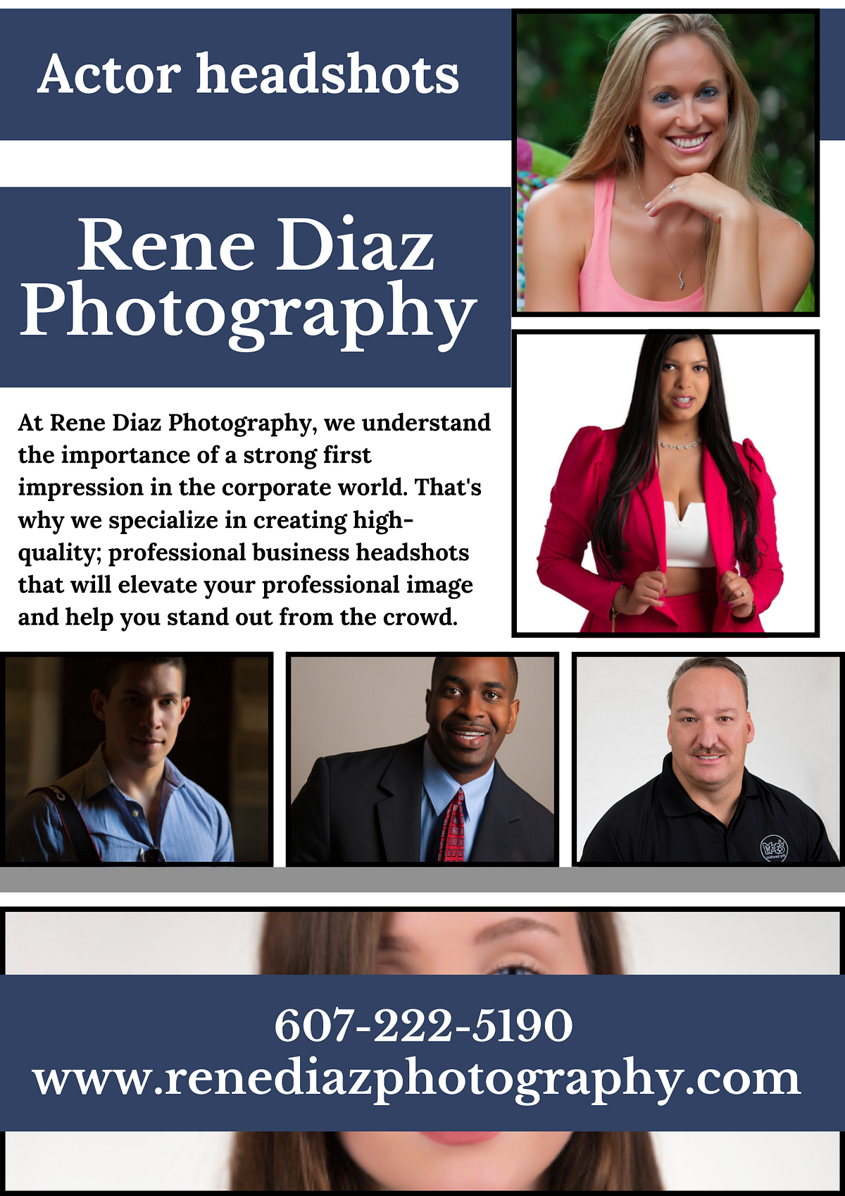 Book Your Professional Headshot Session with Rene Diaz Photography ...