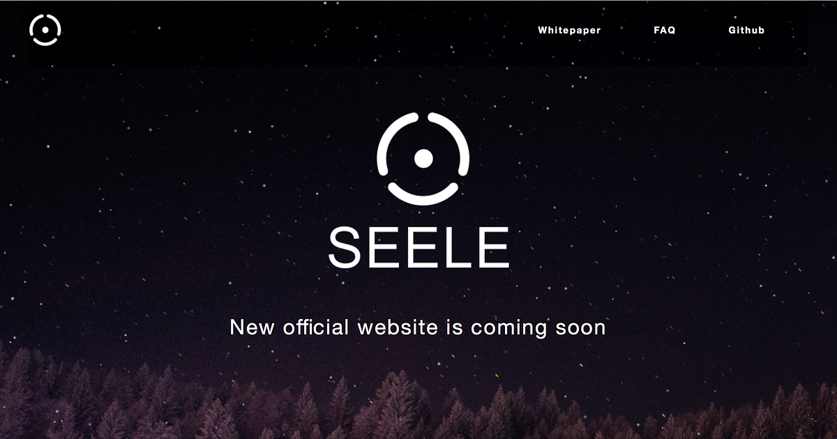 Official Website Announcement. With the development of Seele, we have ...