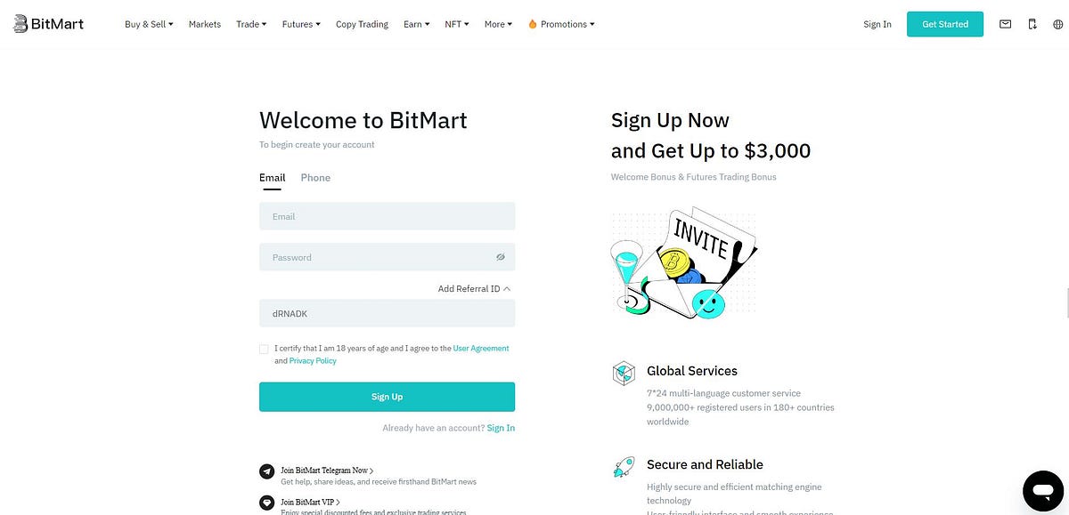 Guía para nuevos usuarios de Bitmart | Cómo empezar | by Terribccj ...