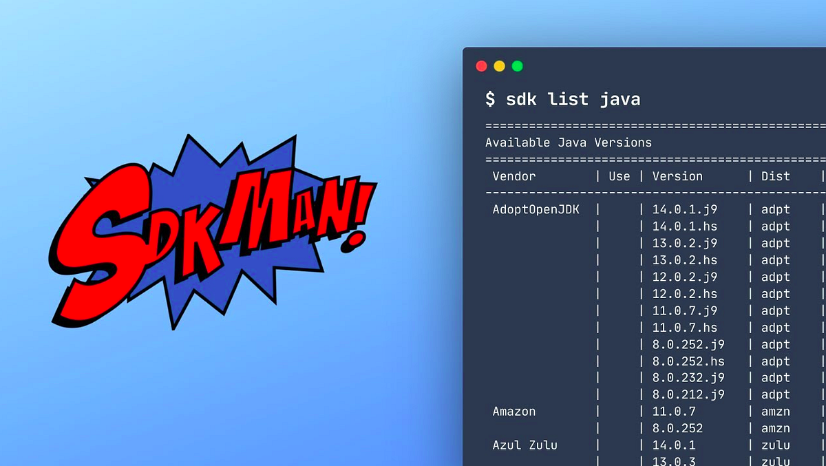 Gerenciando as muitas versões do Java com SDK MAN! | by Lírio | Devspoint | Medium