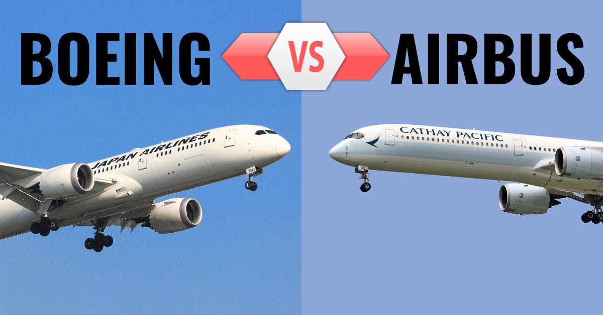 Boeing Vs Airbus: Detailed Comparison | by AviaTech Channel | Medium
