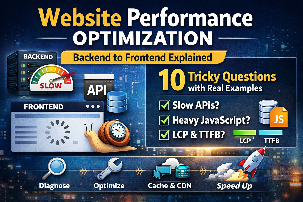 Website Performance Optimization: 10 Tricky Questions Explained with ...