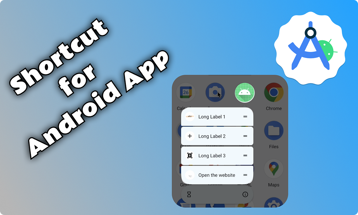 How to create a shortcut for an Android app. | by Charles Raj Iruthayaraj | Medium