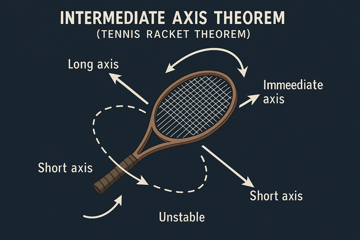 When a Flip Isn’t Just a Flip — The Curious Physics of the Tennis Racket Theorem | by ...
