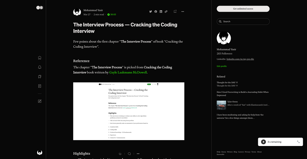 The Interview Process — Cracking the Coding Interview | by Yasir | Medium