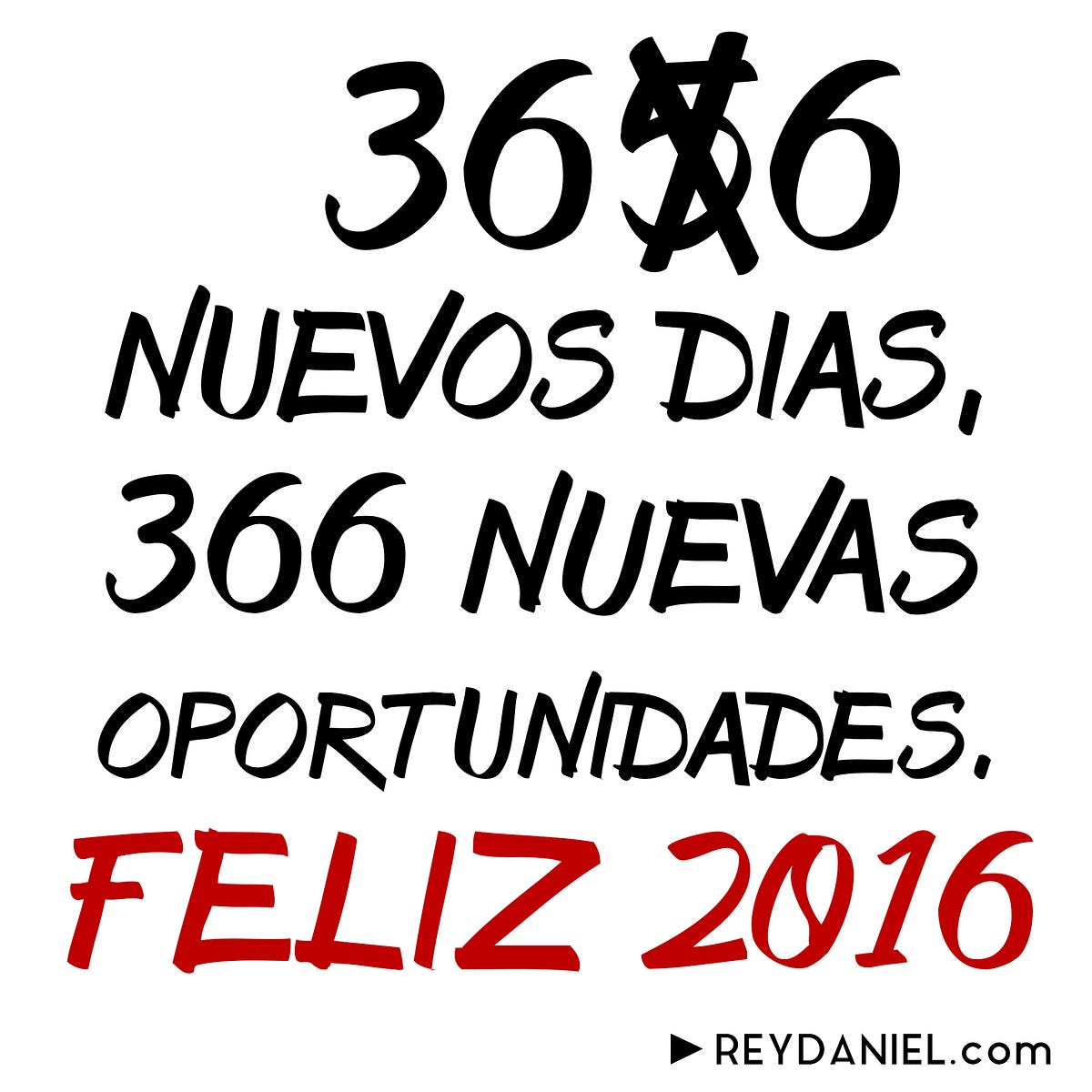 Feliz 2016. En el 2015 ha sido un gran año para mí… | by REY DANIEL | Medium