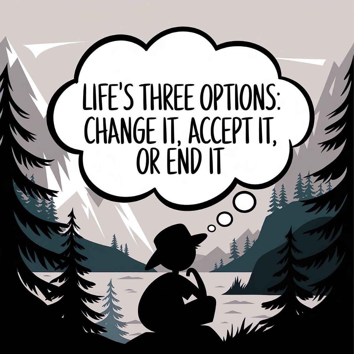 You’ve Got Three Options. When Life Sucks! | by Jesse Jess | Dec, 2024 ...