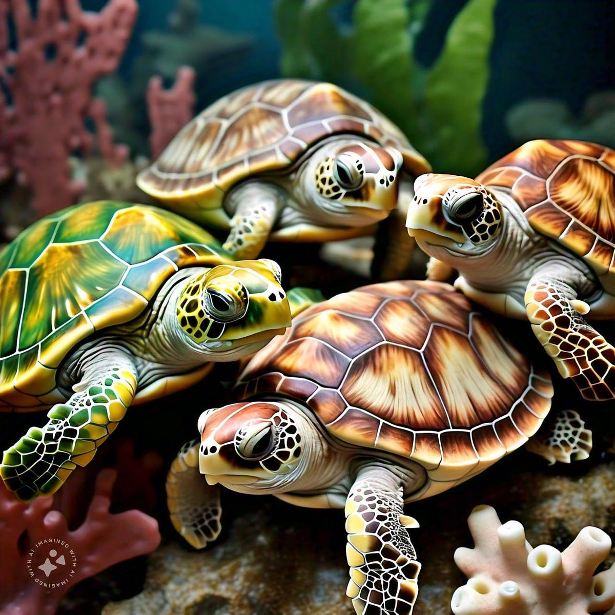 Types of Turtles. Head Unlike land turtles, sea turtles… | by Sanam ...