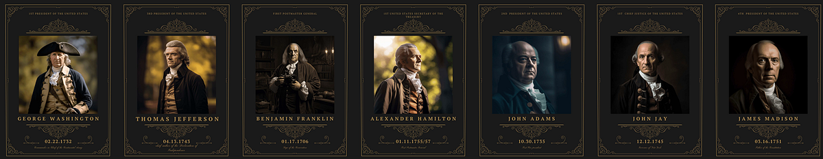 the story of the 7 founders of the united states | by indra gunawan ...