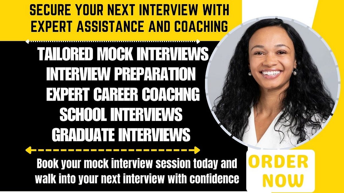 Ace Your Next Interview with Professional Mock Interview Coaching! | by Jasmine Loveth | Oct ...