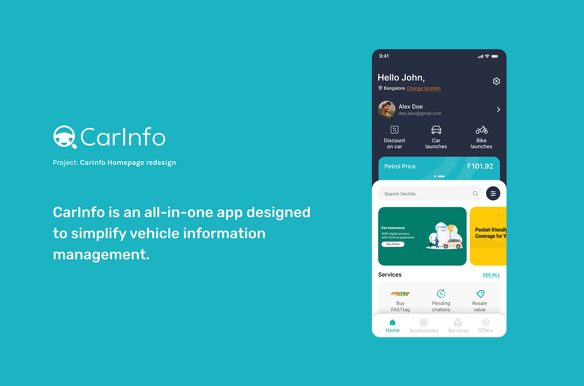 UX Case Study: Enhancing the User Experience of CarInfo | by Pratibha ...