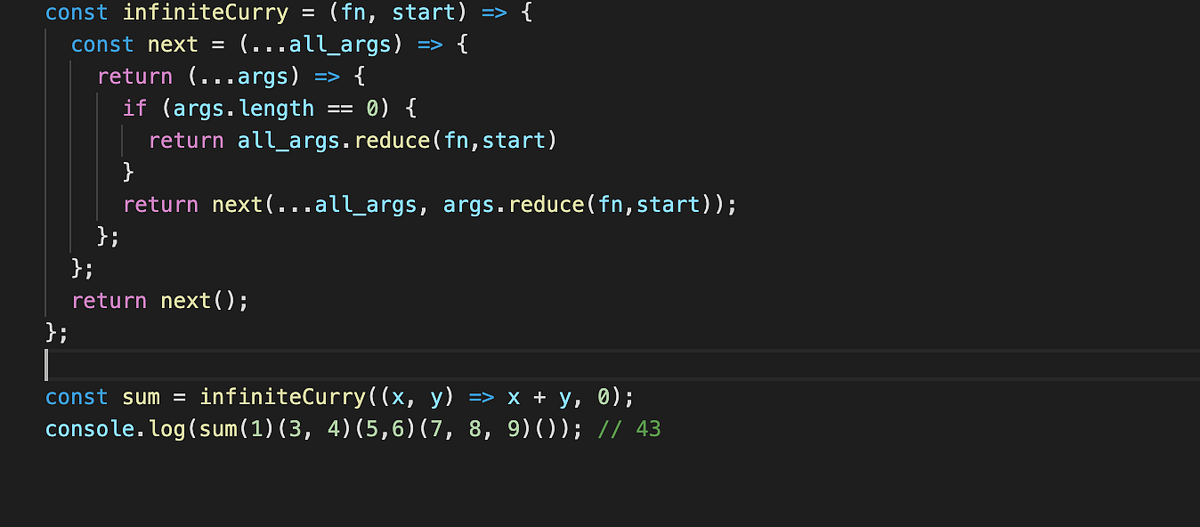 Javascript: Infinite curry. Step 1: Get all para in array | by Saransh Khobragade | Medium