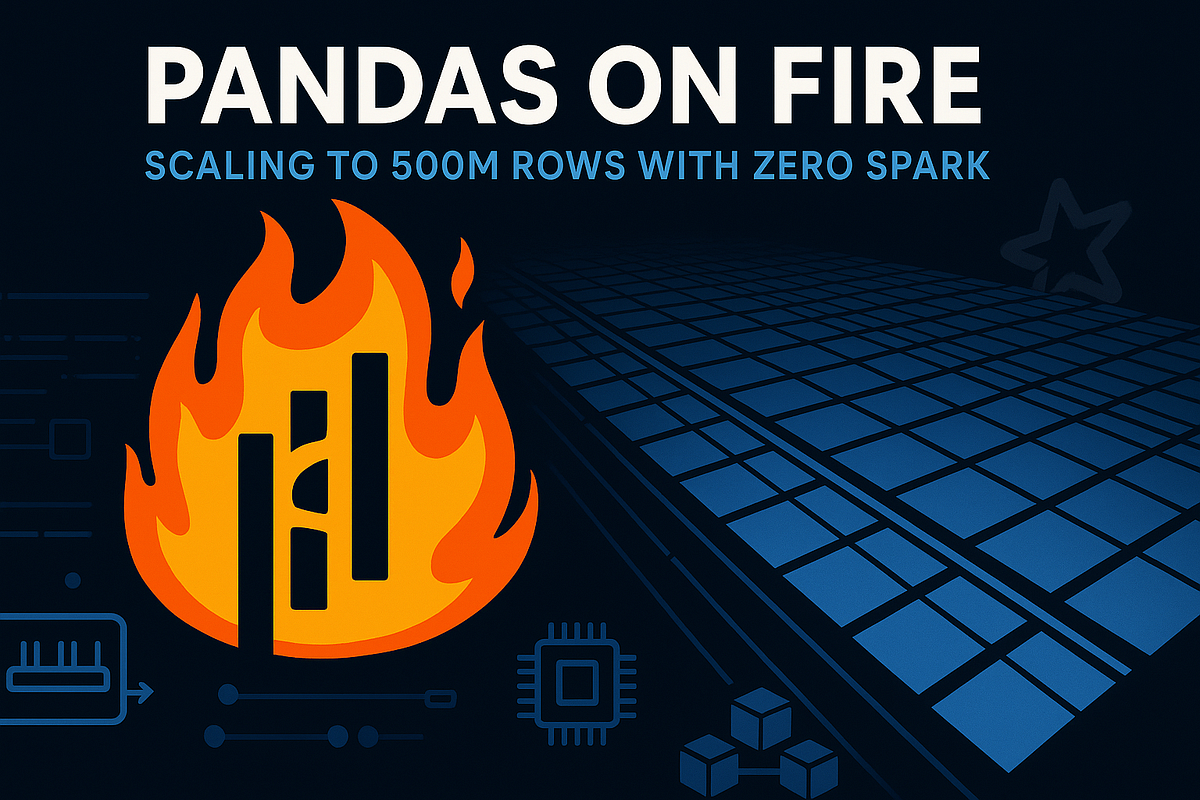Pandas on Fire: Scaling to 500M Rows With Zero Spark | by Nikulsinh Rajput | Aug, 2025 | Medium