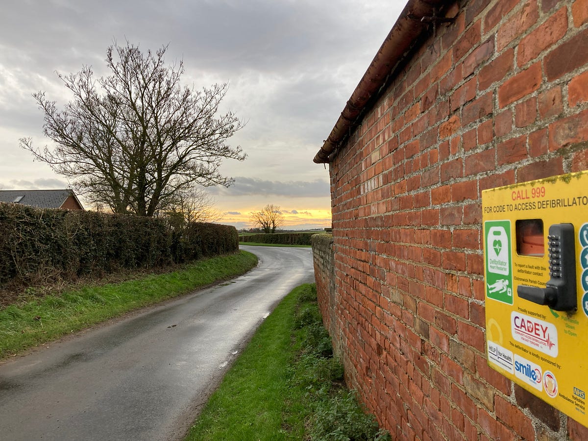 Defibs In Rural Areas? | by Penny Grubb | Six Word Photo Story Challenge